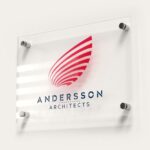 Perspex signage,