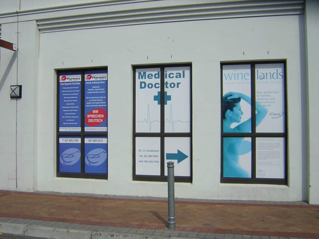 Contra vision-Window Signage